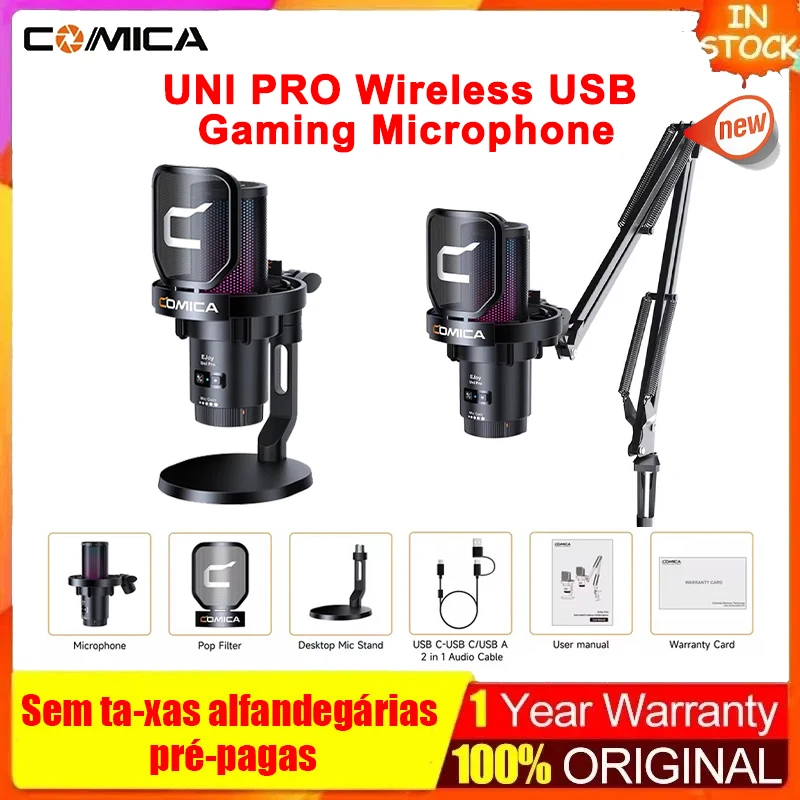 COMICA-UNI-PRO-Wireless-USB-Gaming-Microphone-for-PC-Laptop-Smartphone ...