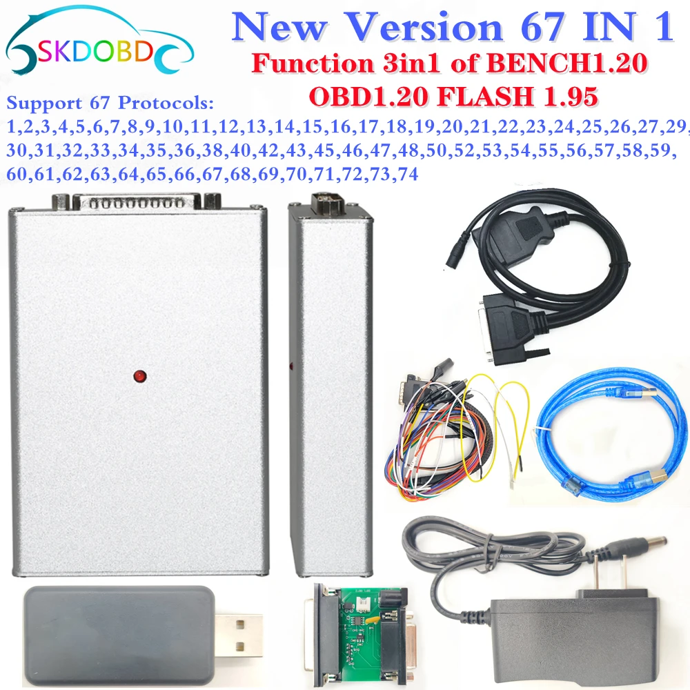 Engineer Level KTM FLASH 67 IN 1 V1.20 PCM BENCH 67in1 ECU Read & Write ...