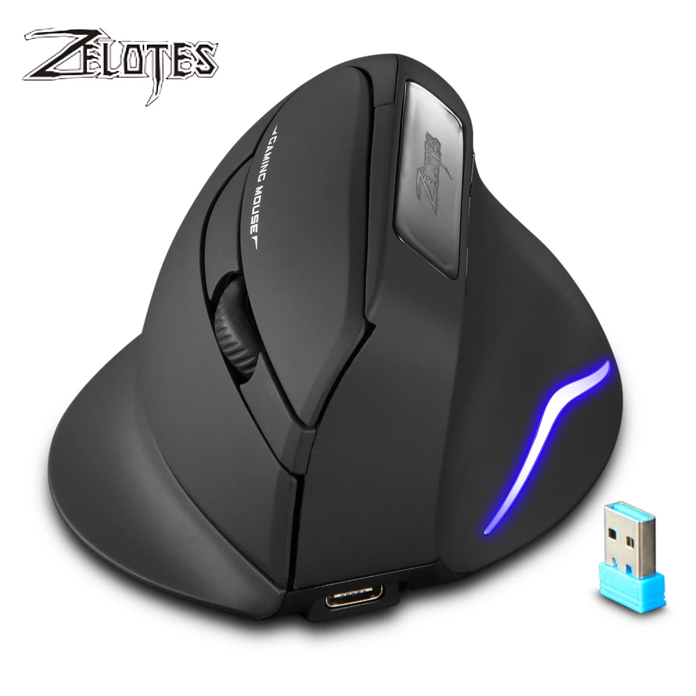 ZELOTES-rat-n-ptico-Vertical-inal-mbrico-para-videojuegos-Mouse-ergon ...