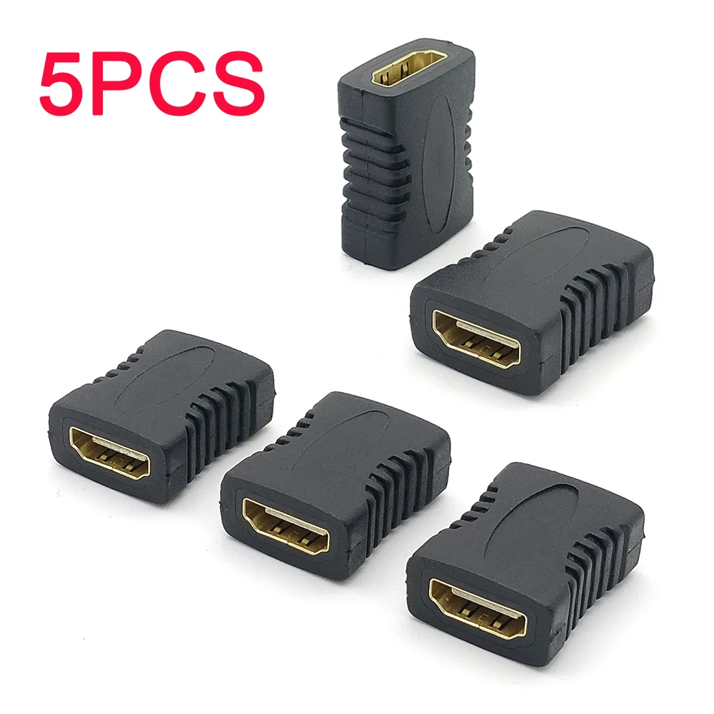5pcs-HDMI-compatible-Extender-Connector-Coupler-Adapter-Extender-Female ...