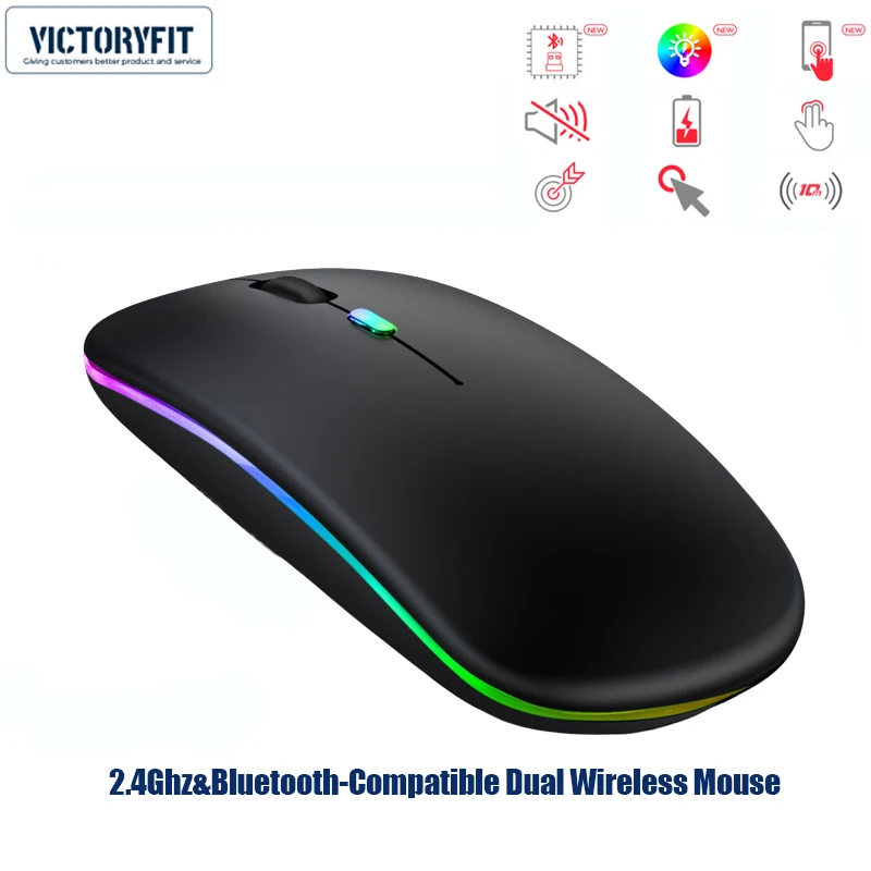 Wireless-Mouse-2-4Ghz-Bluetooth-Compatible-Dual-Wirelss-Mode-for ...