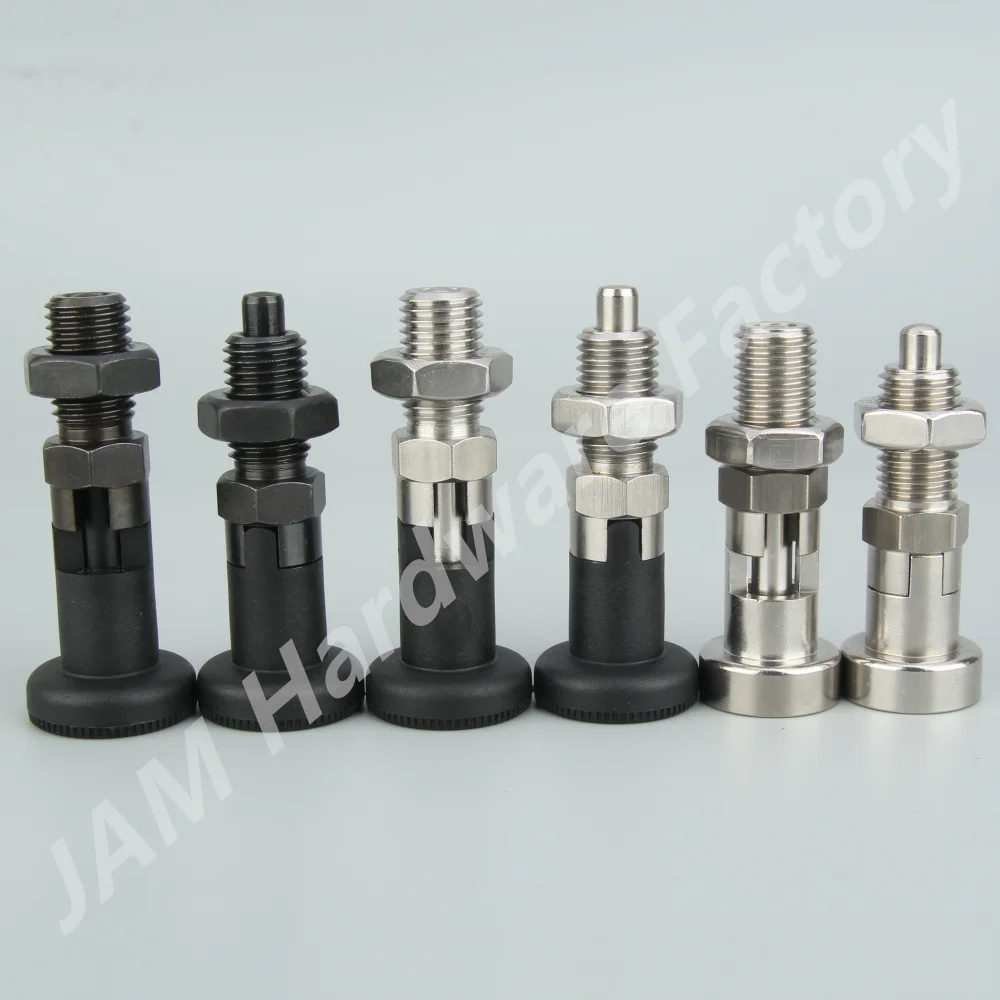 MJ220-C Range Lock-Out Indexing Plungers With Nuts Plastic/Stainless ...