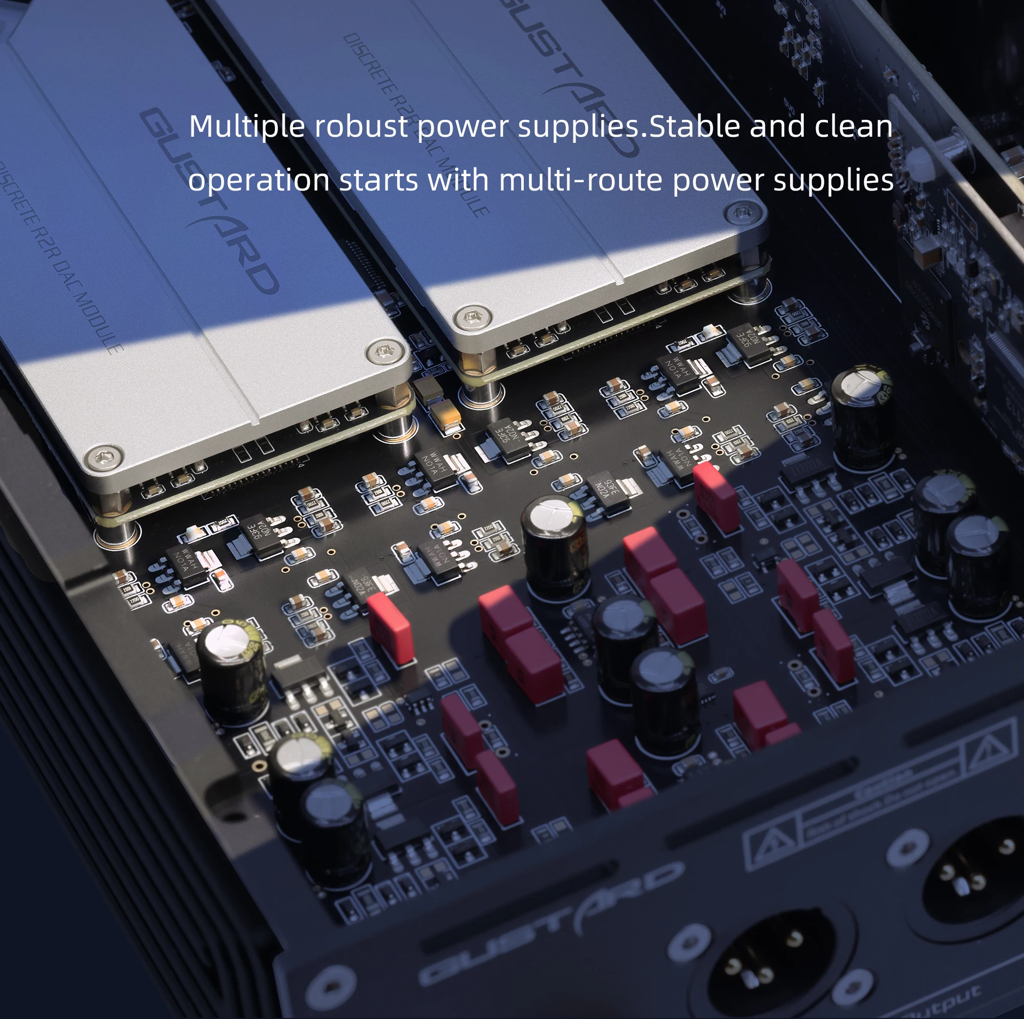 GUSTARD DAC-R26II Bridge Network Streaming Decoder R2R+1-bit Dual ...