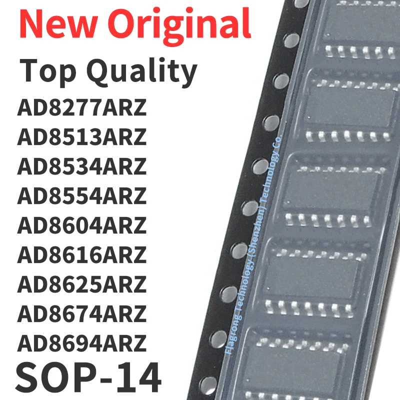 1 Pieces AD8277ARZ AD8513ARZ AD8534ARZ AD8554ARZ AD8604ARZ AD8616ARZ AD8625ARZ AD8674ARZ ...