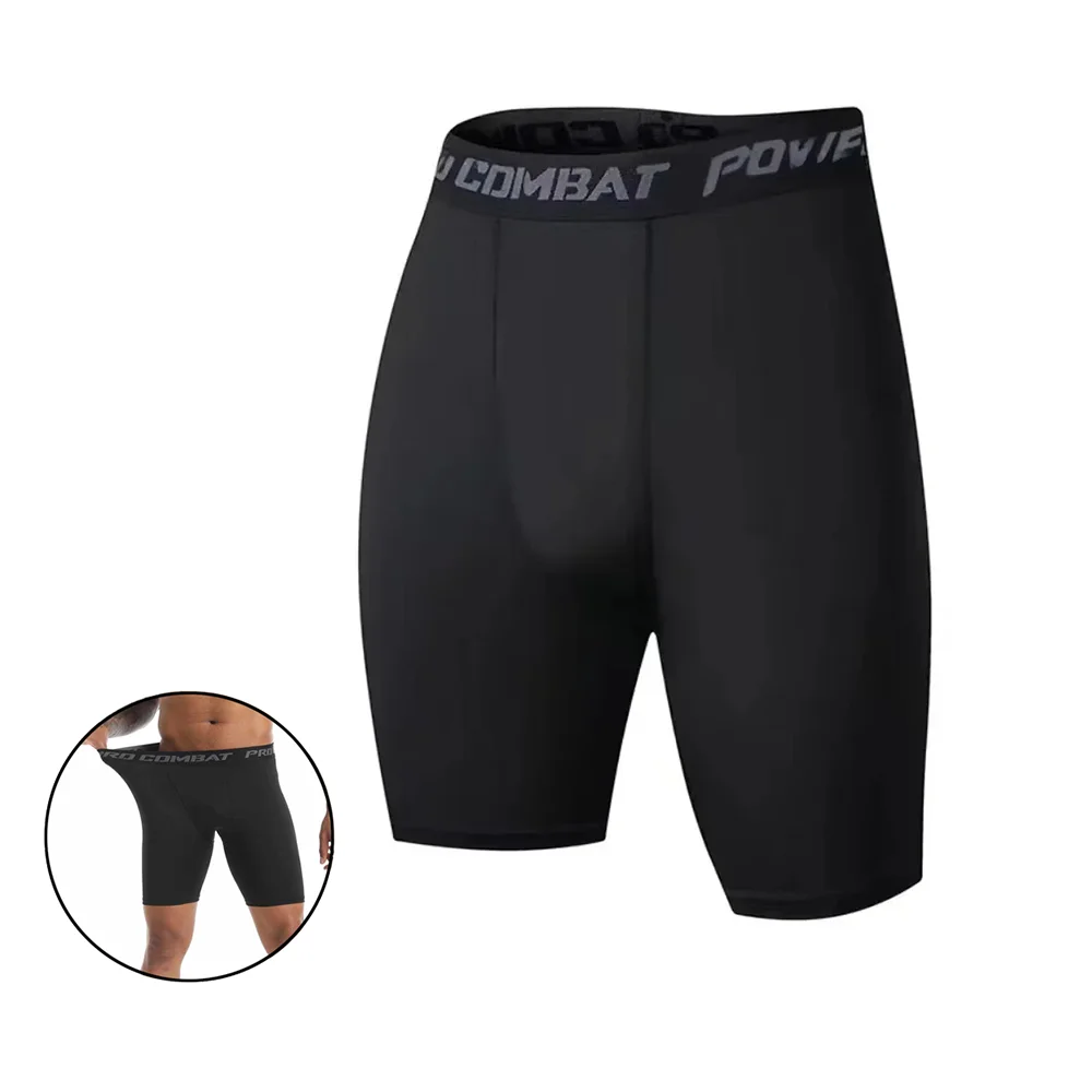 Men's Sports Tight Long Boxer Shorts Breathable Quick Drying High ...