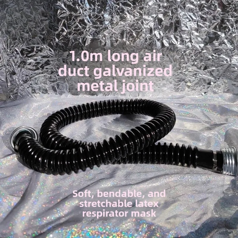 1.0 meters airway pu metal catheter, gas mask accessories, mask rubber ...