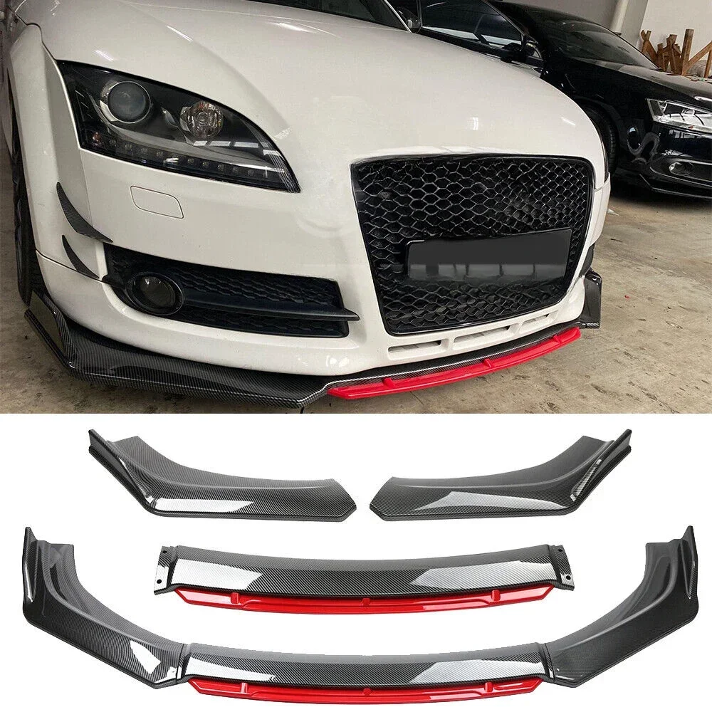 Car Front Bumper Blade Lip for Audi A4 S4 A6 S6 Wagon Awant B6 B7 B8 ...