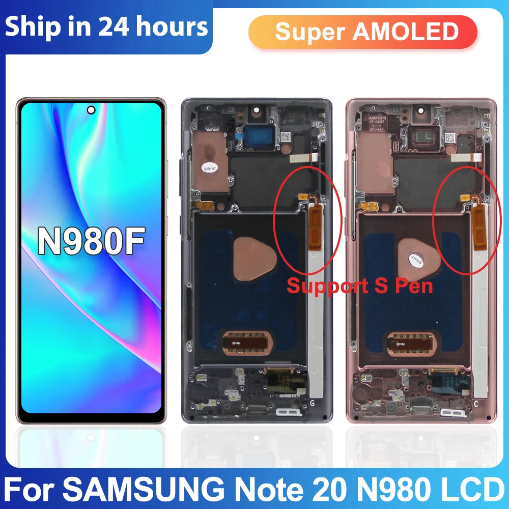6-7-Note-20-4G-Amoled-Screen-For-Samsung-Galaxy-Note-20-4G-N980F-DS ...