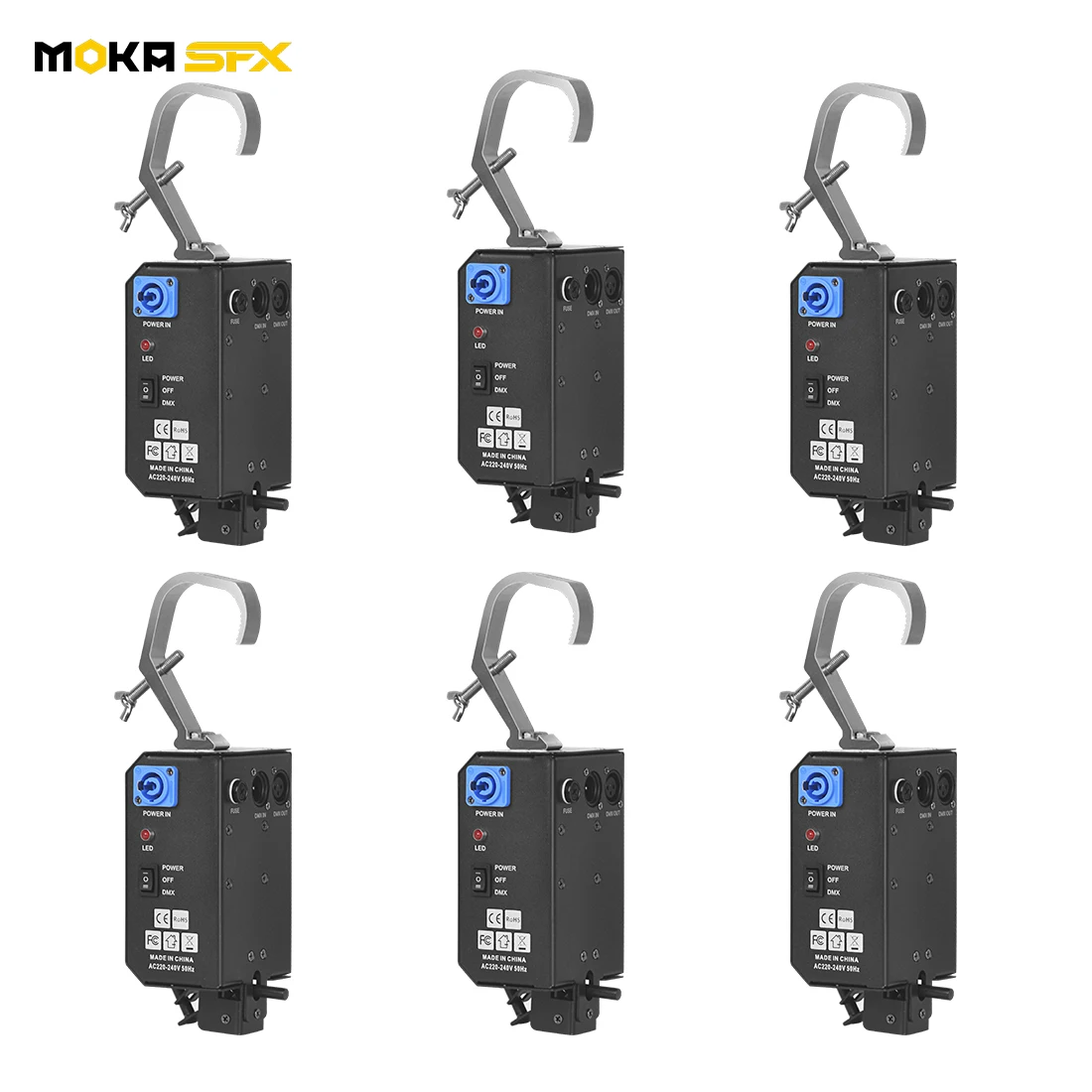 6PCS-Lot-DMX-Power-Drop-Machine-Stage-Curtain-Control-System-Hook-Stage ...