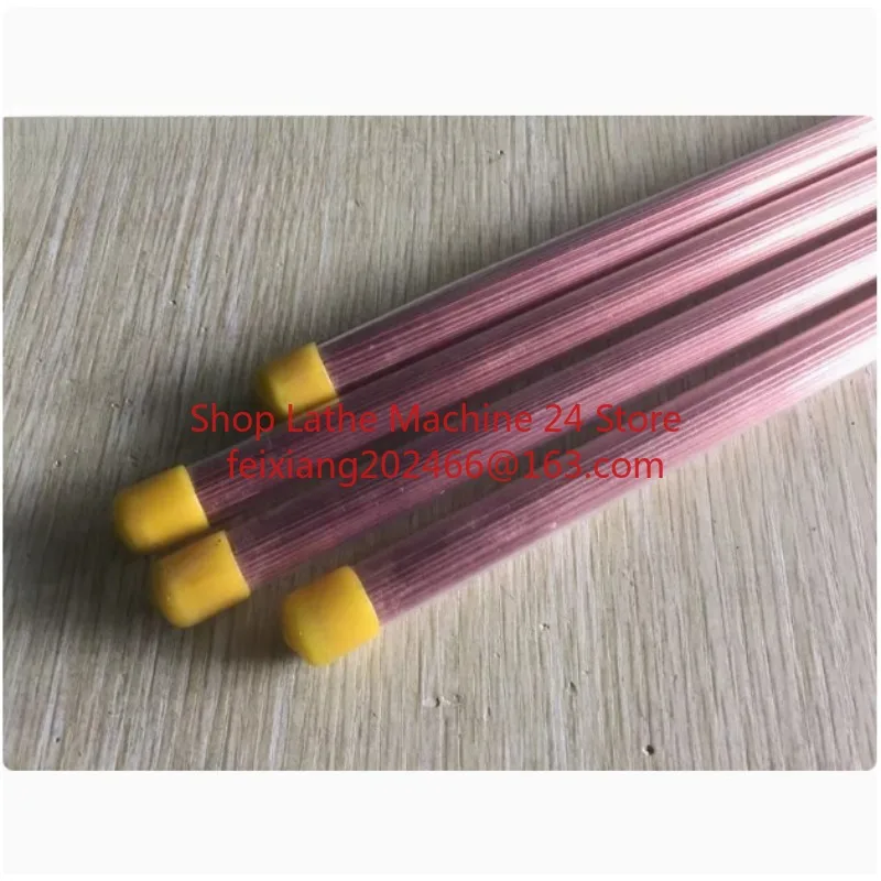 100 ST Rode Koperen Buis Enkel Gat Buizen Voor EDM Boormachine 0.3-1 ...