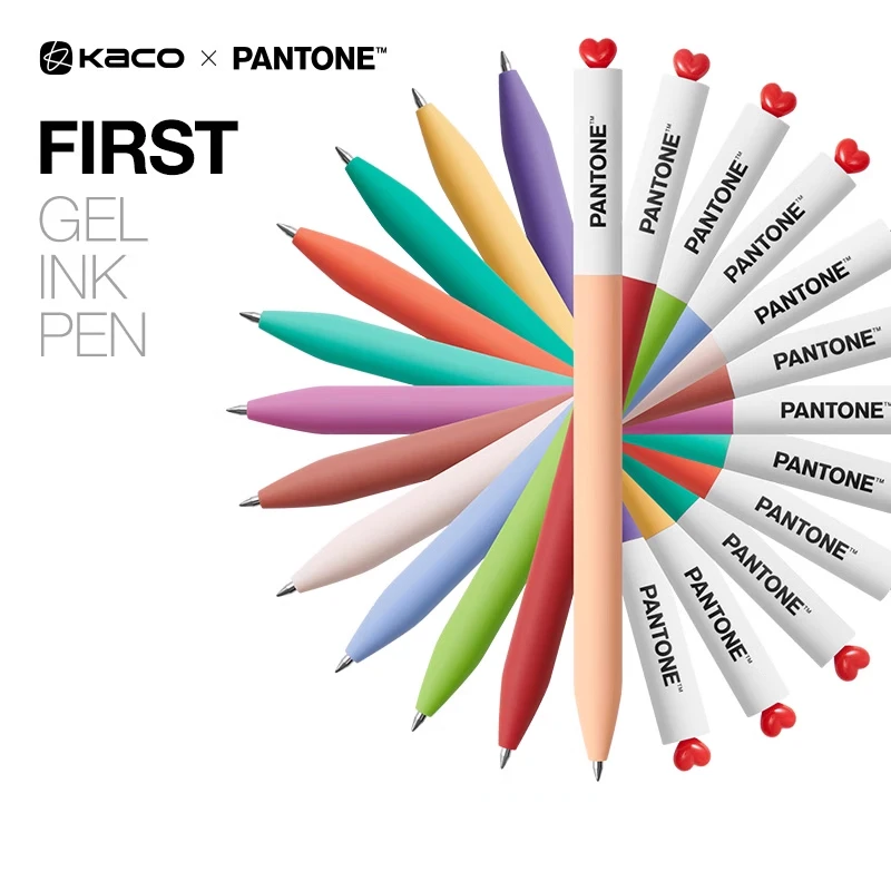 KACO-FIRST-Cute-Love-Pantone-Rotary-Gel-Signature-Writing-Pens-0-5mm ...