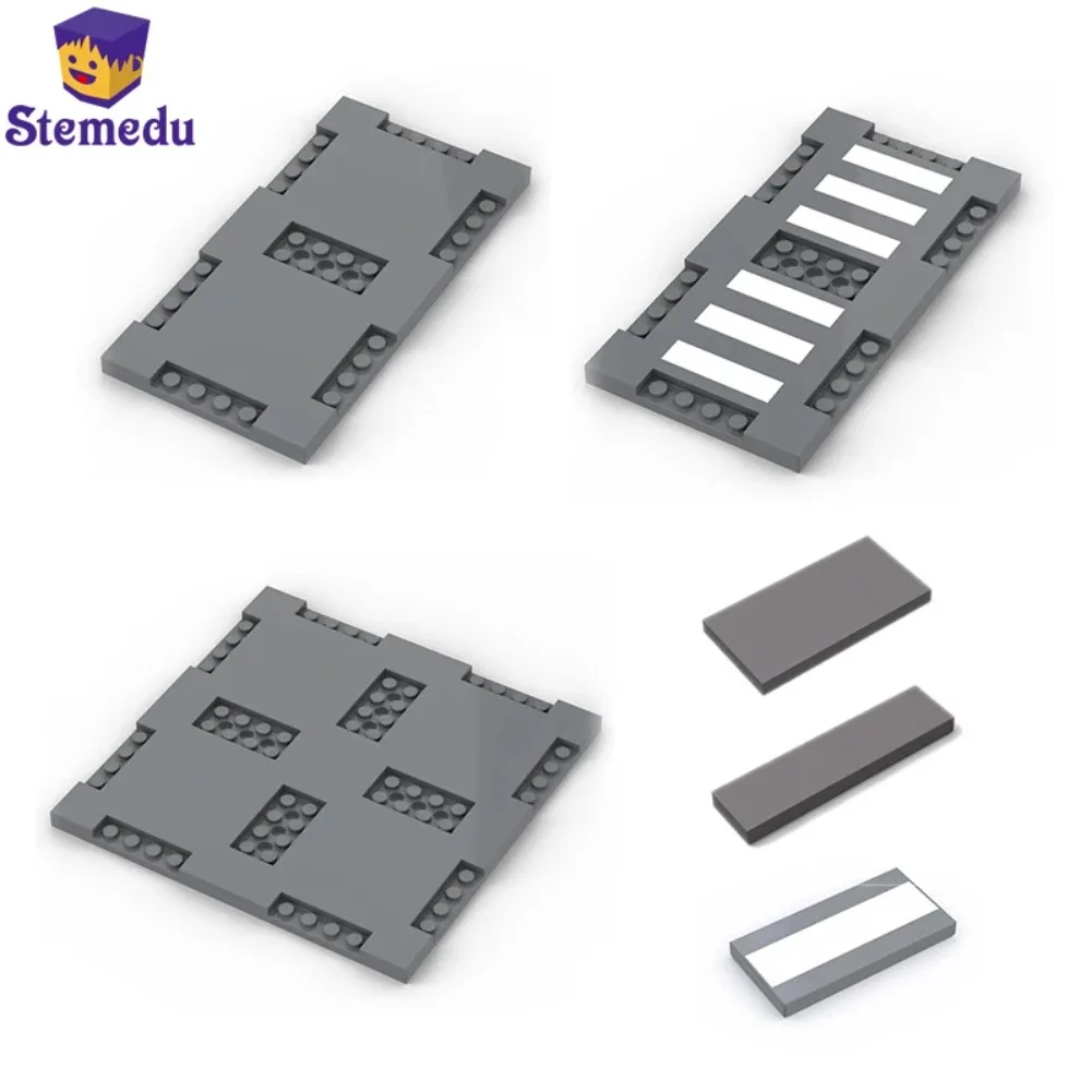 Building-Blocks-Road-Base-Plate-City-Blocks-Humanoid-Flyover-Crossroads ...