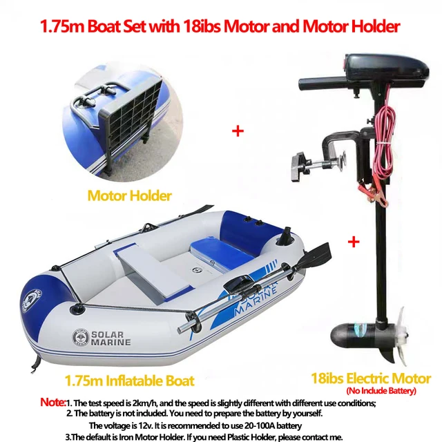 1.75~3.3m Inflatable Boat with Electric Motor Set for Fishing Drift ...