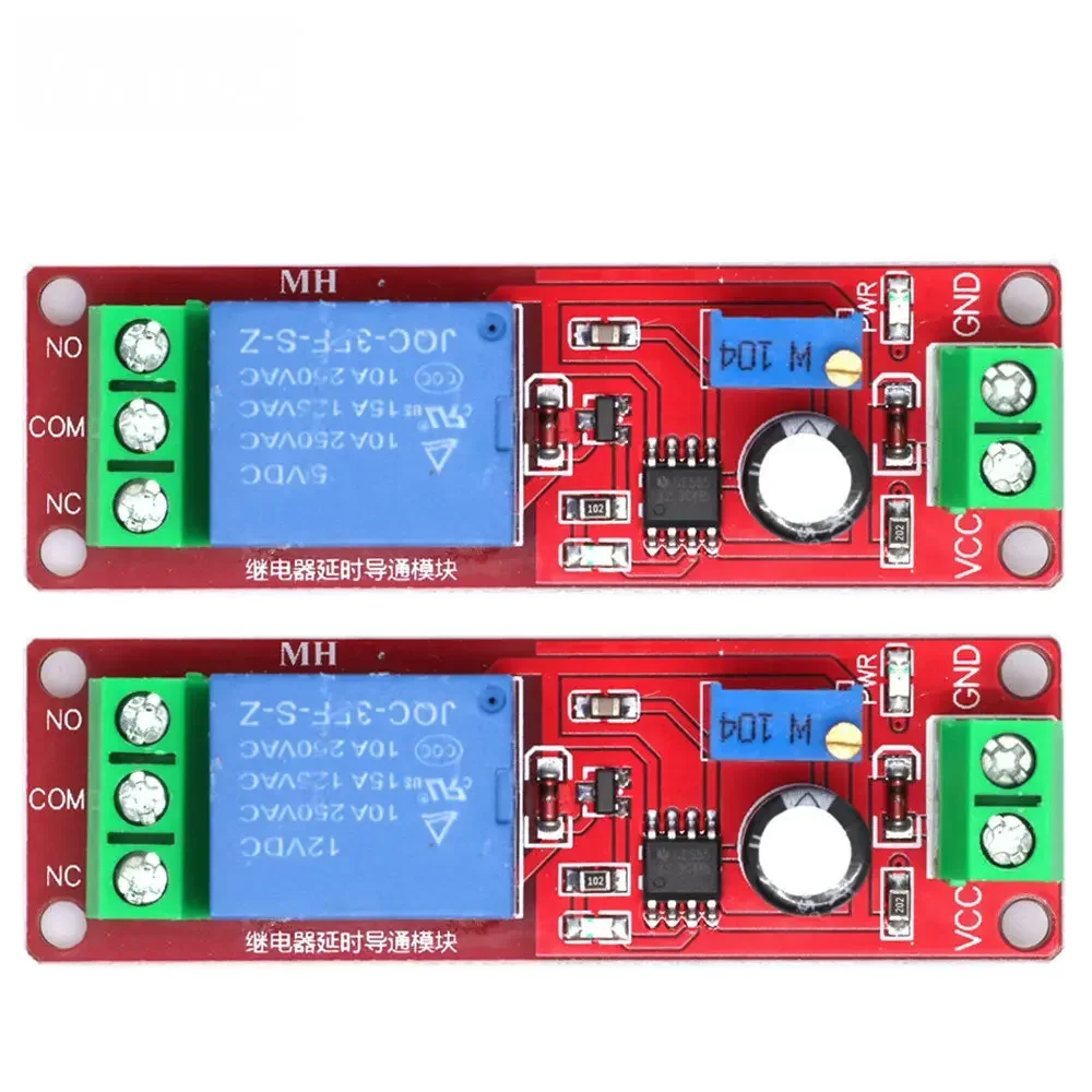 NE555 Monostable Timer Control Board – 0-10S Adjustable Delay Relay ...