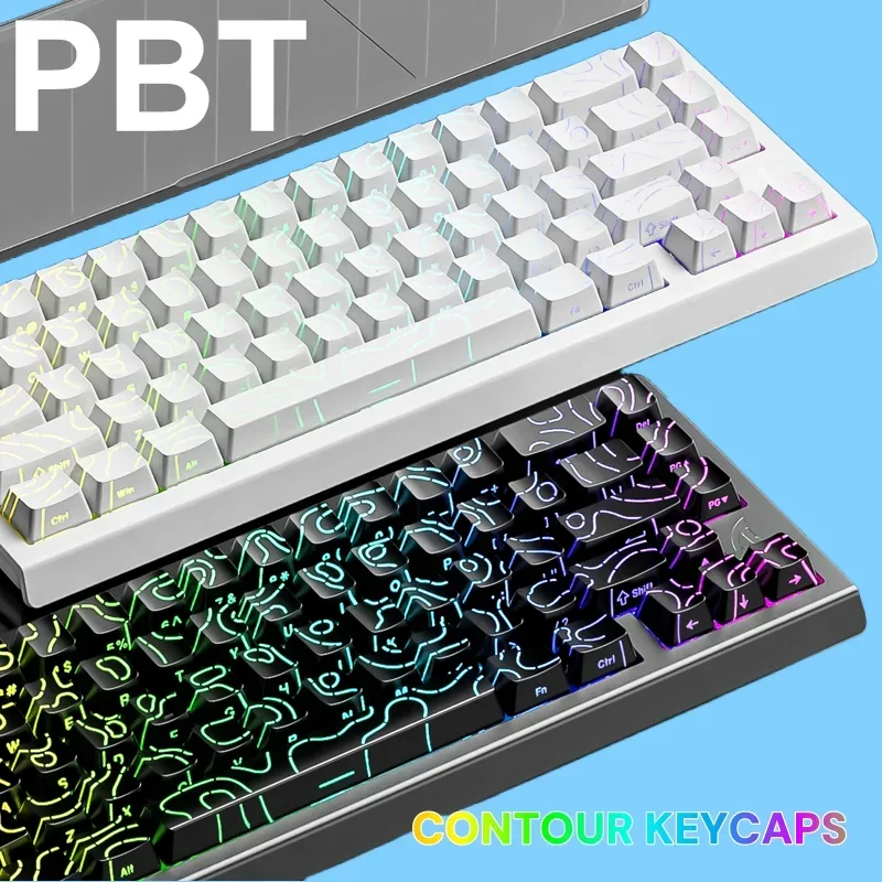 Contour KM98 PBT Keycaps-Perfect Fit for Attack Shark X68HE, MCHOSE ...