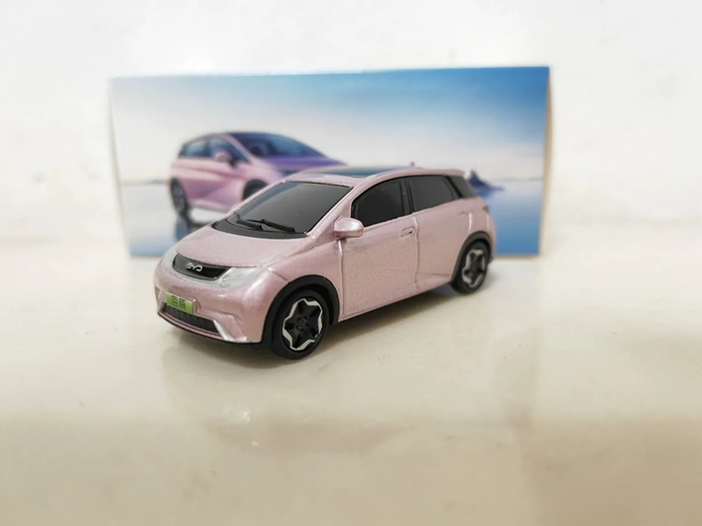 BYD-Dolphin-Diecast-Carro-Modelo-Rosa-Brinquedo-Cole-o-Presente-1-64 ...