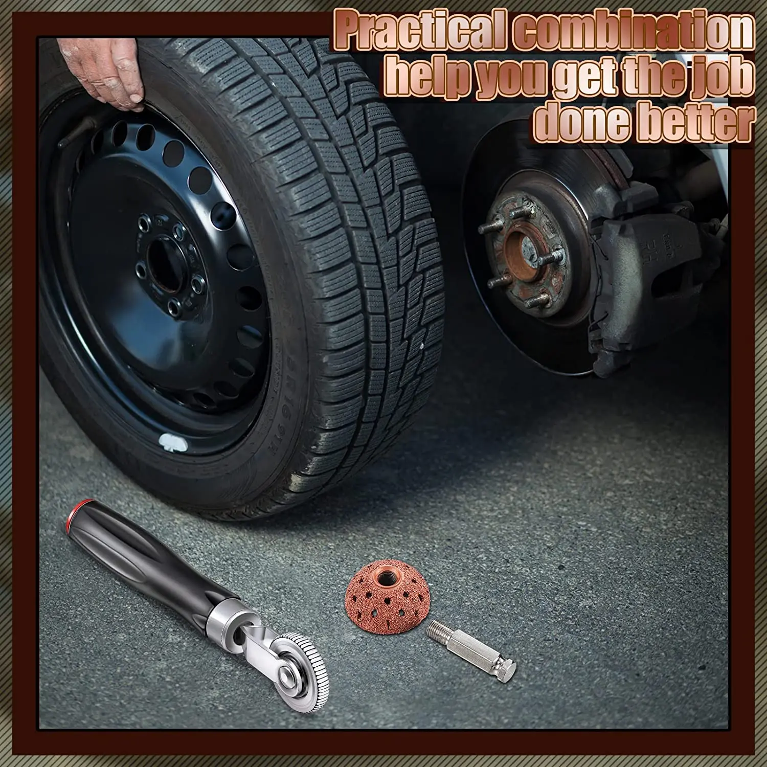 Tire Vulcanizing Kit 35Pcs Tire Repair Patch Kit Heavy Duty, Tire ...