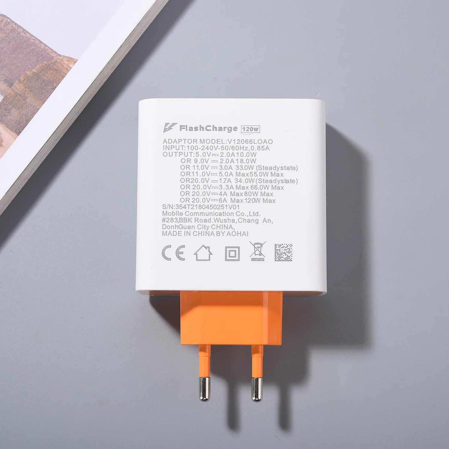 For VIVO X80 X90 X100 Pro X Fold 120W Super Fast Charger Flashcharge ...