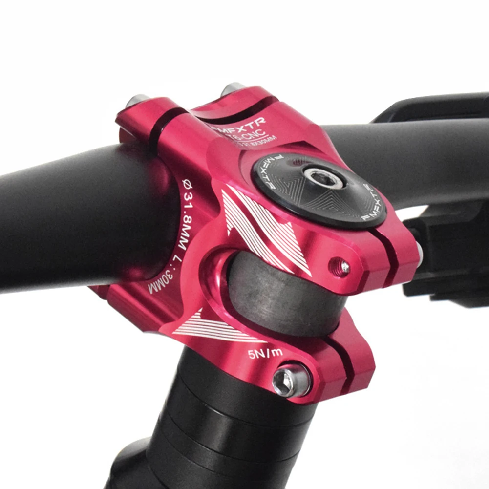 31.8mm Mountain Bike Handlebar Riser Stem CNC 0 Degree Bicycle Short Stems