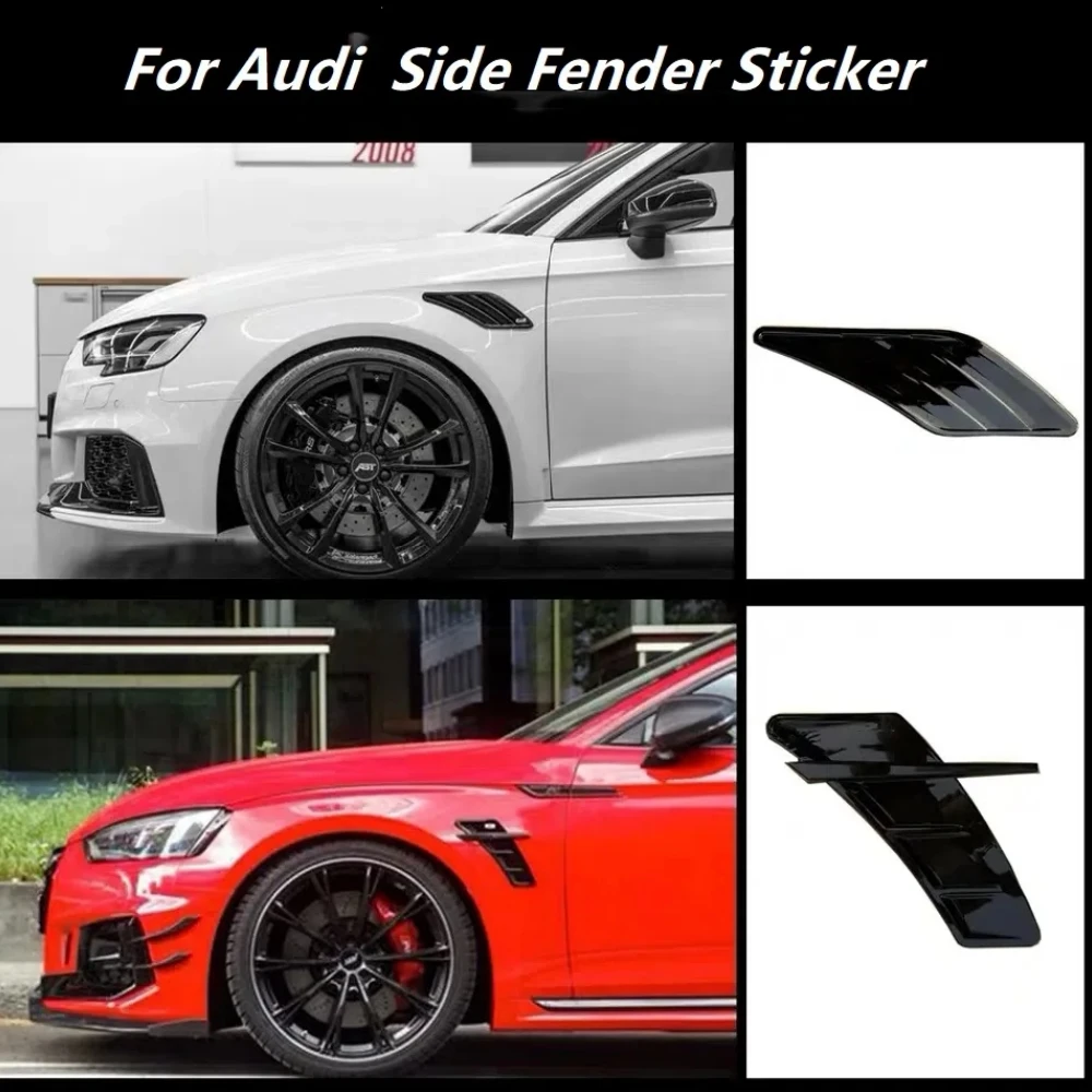 Car-Air-Vent-Sticker-Side-Fender-Sticker-2pcs-For-Audi-ABT-RS3-RS4-RS5 ...
