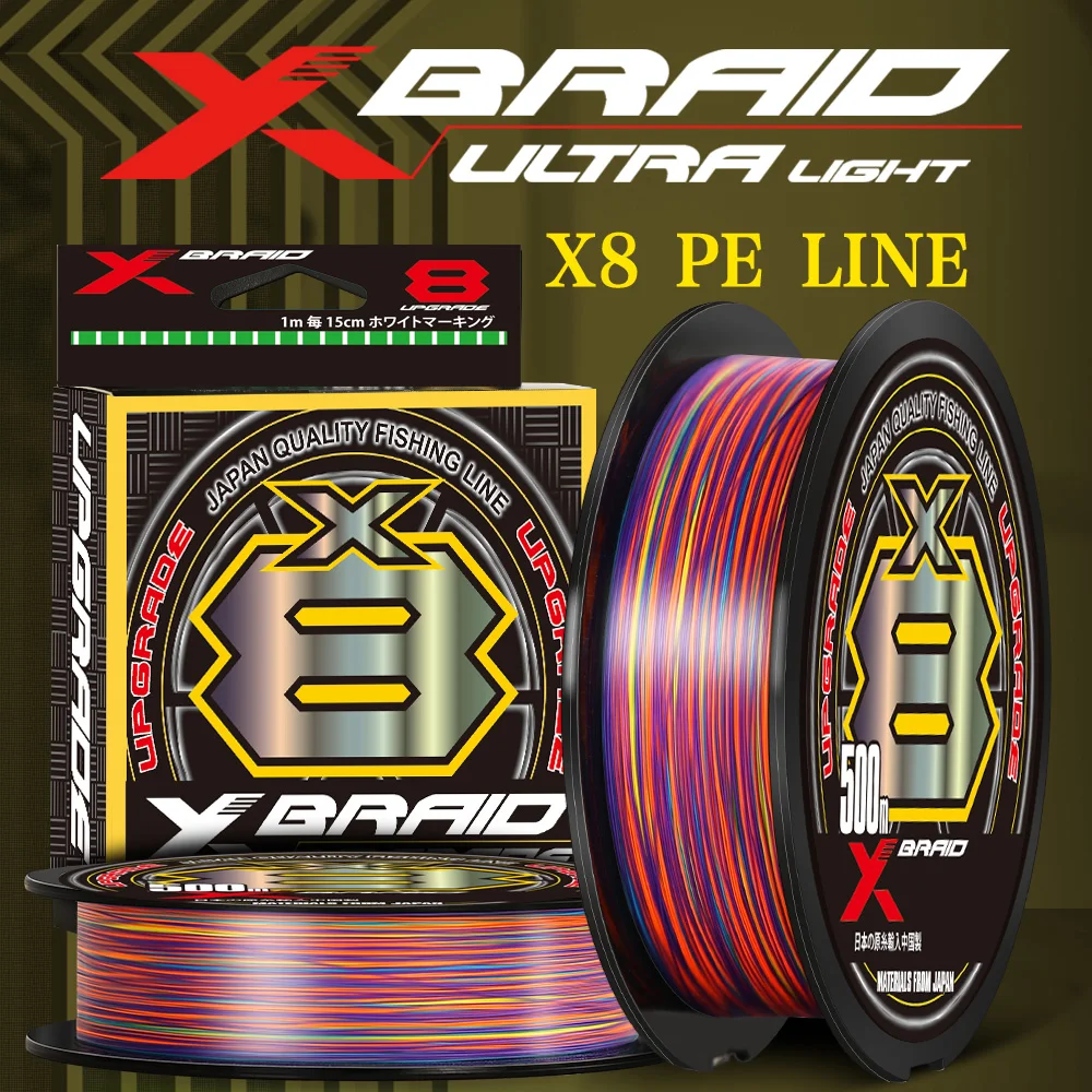 1000M-500M-300M-Japan-Original-X8-Braided-Fishing-Line-Upgrade-High-Quality-Multifilament-PE ...