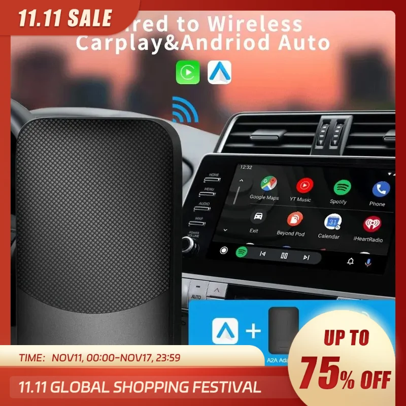 Adaptador-CarPlay-con-cable-a-inal-mbrico-para-coche-reproductor-de-Video-Multimedia-Universal ...