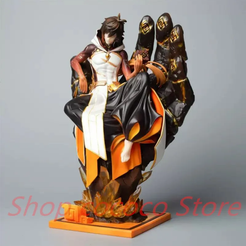 Genshin-Impact-Figure-26cm-Morax-Zhongli-Cartoon-Anime-Figures-Model ...
