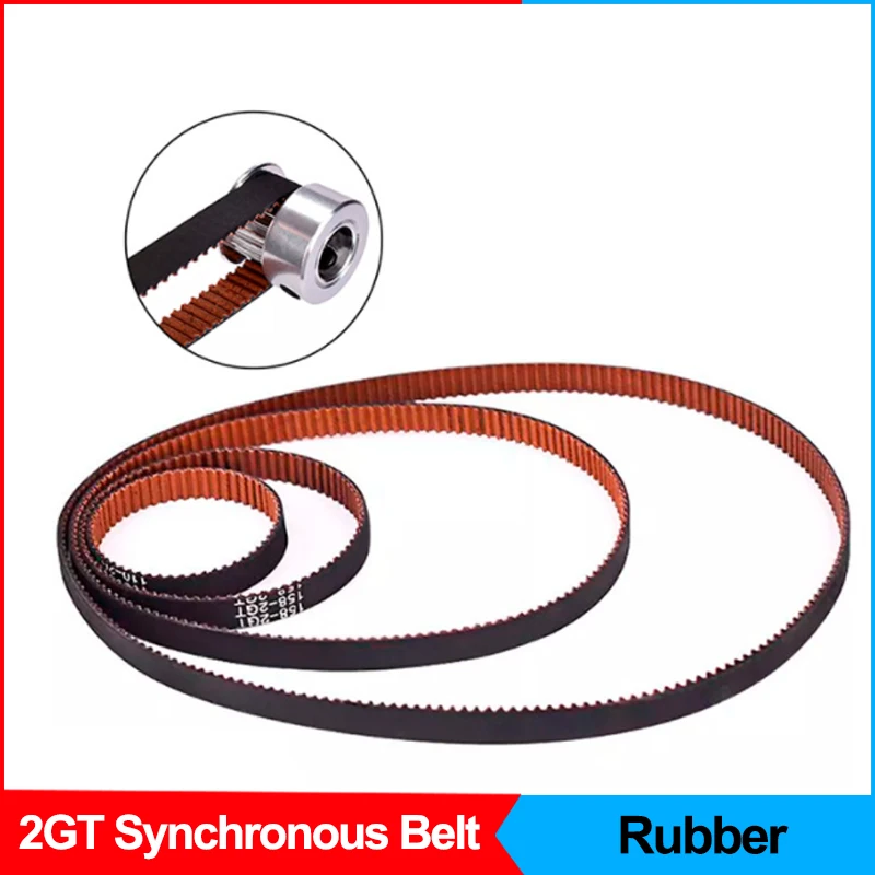 2Pcs-2GT-Synchronous-Rubber-Endless-belt-Transmission-Gear-Non-slip ...