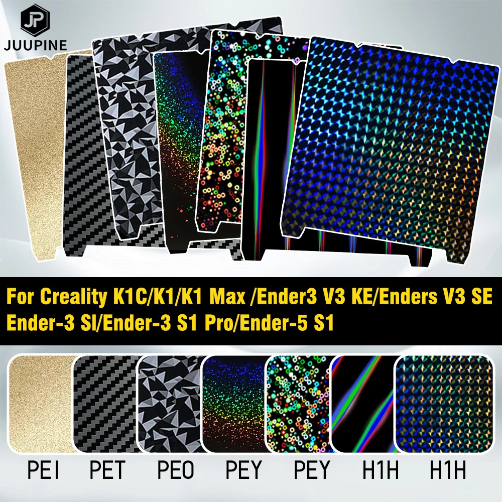 For-Creality-K1C-K1-K1-MAX-Ender3-V3-KE-310X315mm-PEI-Build-Plate ...