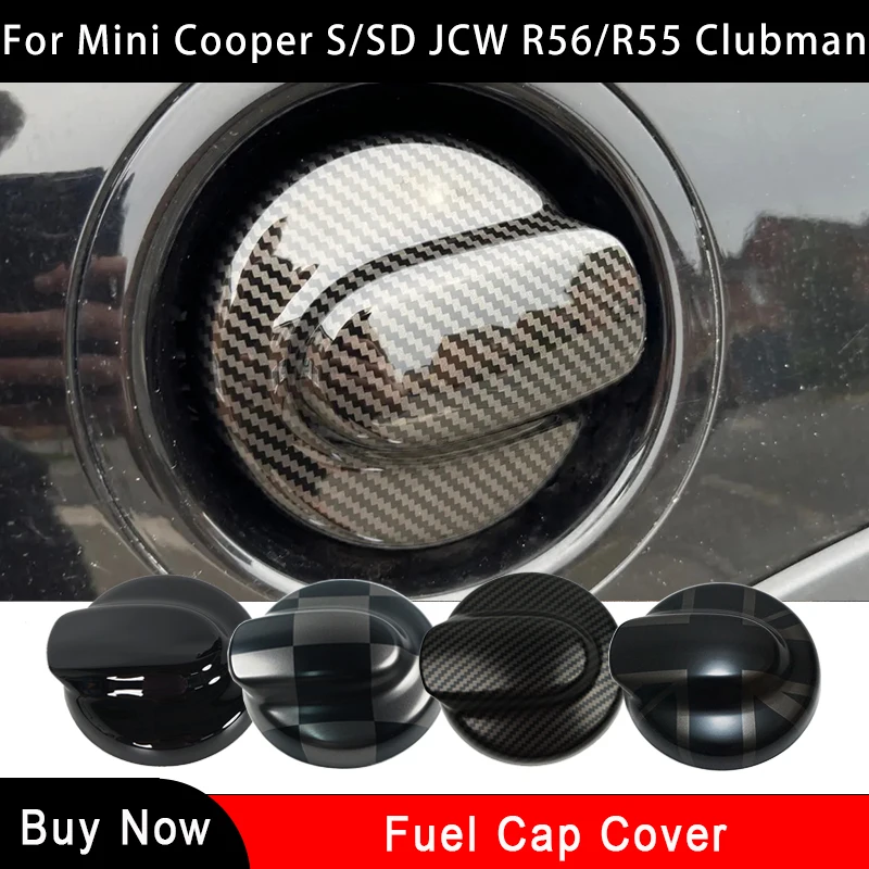 For-MINI-Cooper-S-JCW-R56-R55-Clubman-Car-Fuel-Tank-Cap-Cover-Sticker ...