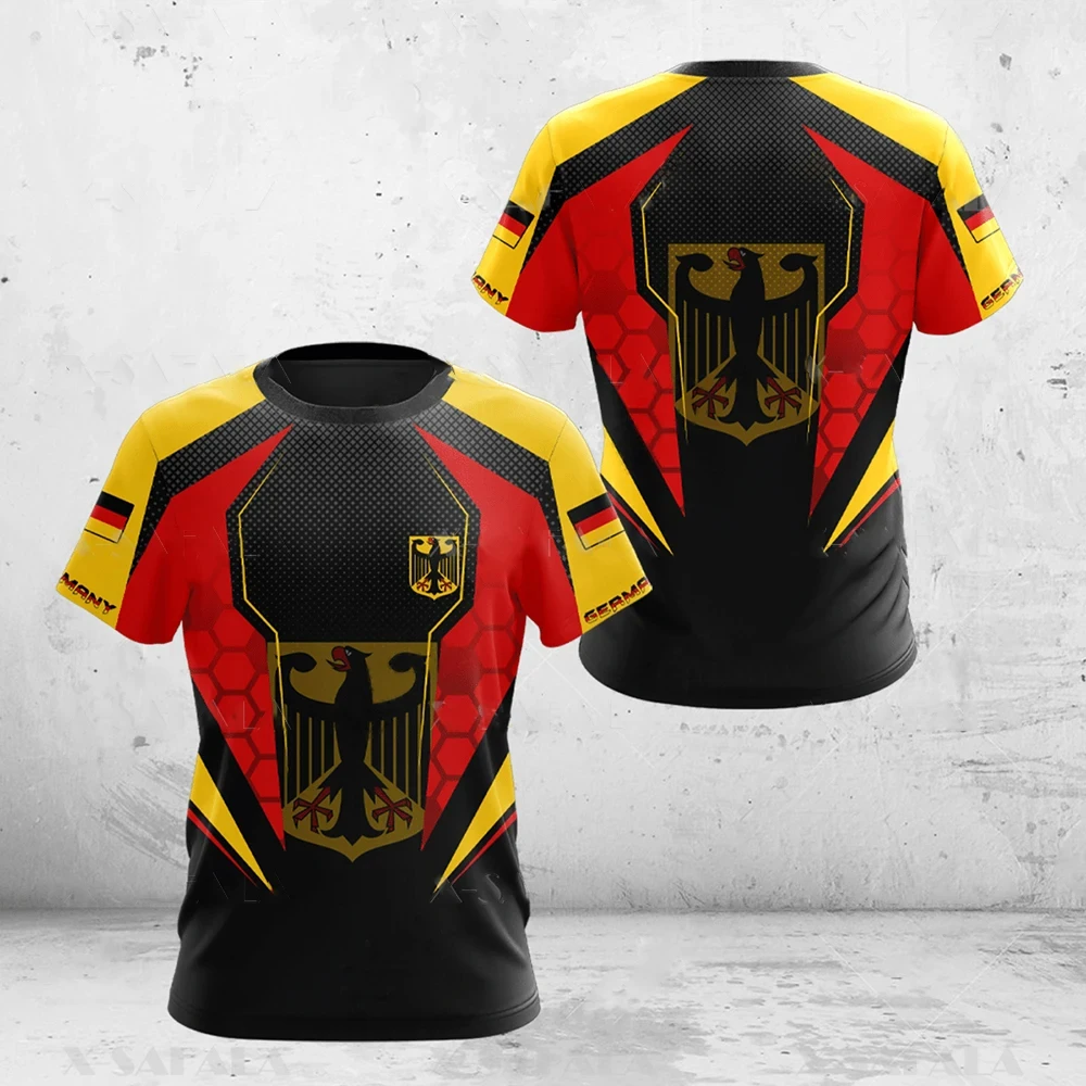 Germany National Flag Printing Men's T Shirt Fashion Trend Harajuku ...
