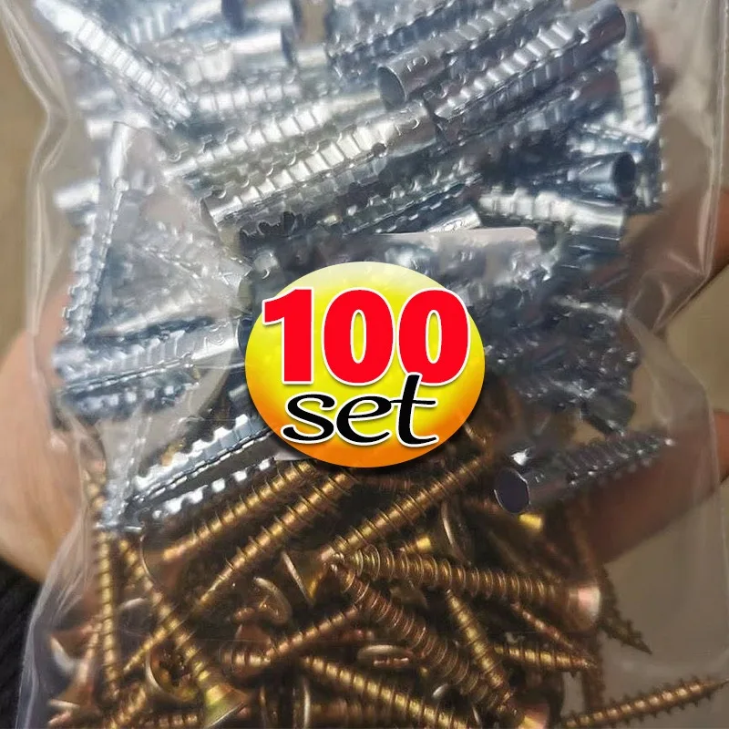 Metal-Expansion-Tube-Self-Tapping-Screws-Kits-Solid-Serrated-Drilling ...