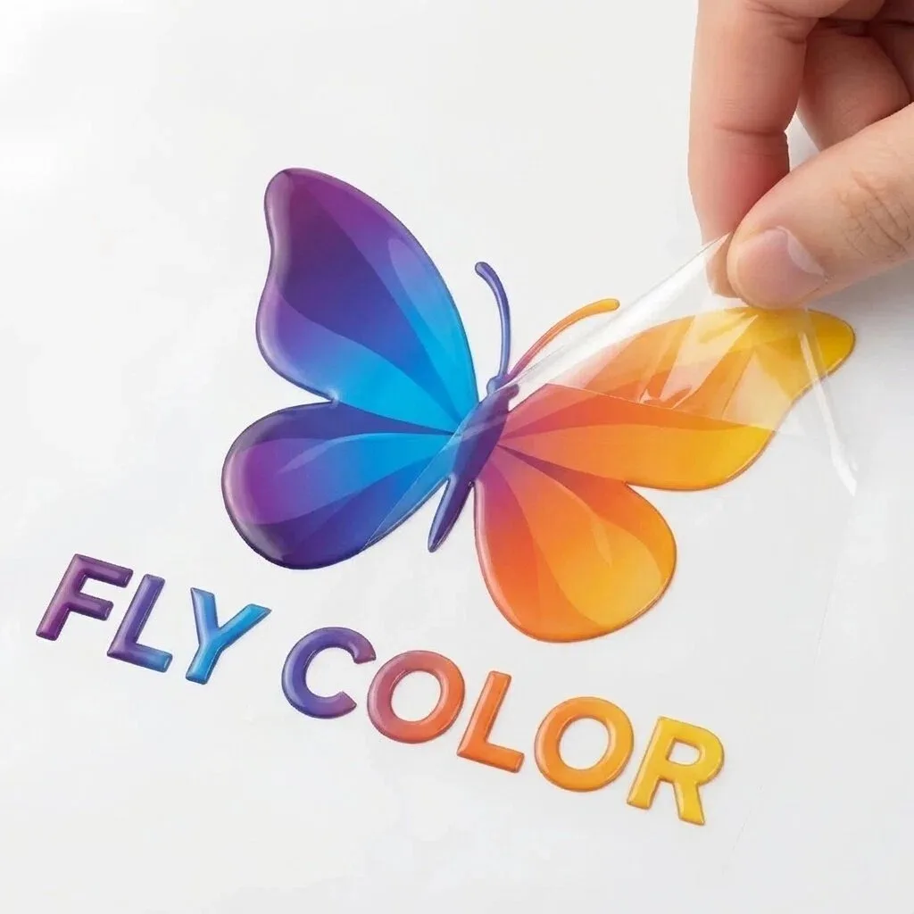 50pcs Personalized Stickers Custom 3D UV Print Transfer Sticker ...