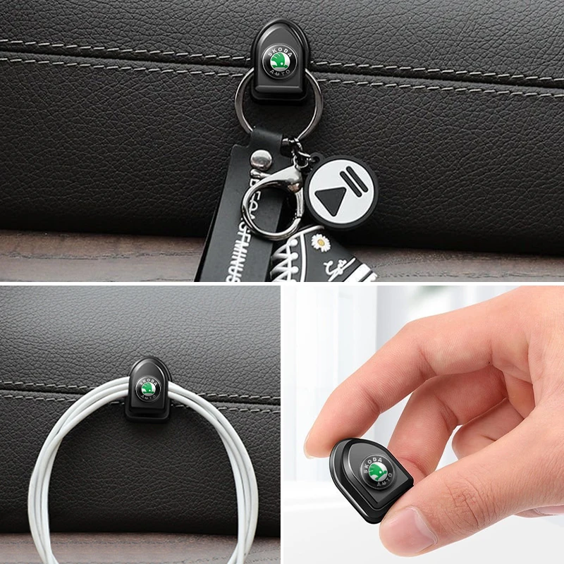 New Car Multifunction hook up Universal Car Seat Back Hooks For Skoda Octavia A5 A7 1 Rapid ...