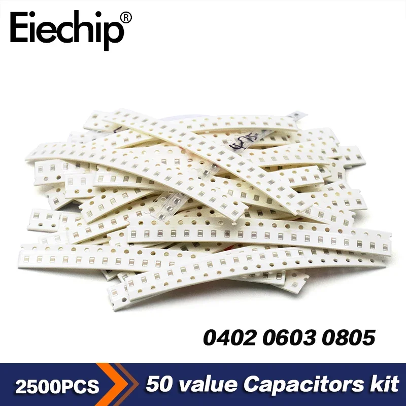 2500pcs-lot-0402-0603-0805-SMD-Capacitors-Assorted-Kit-1pF-10uF-Ceramic ...