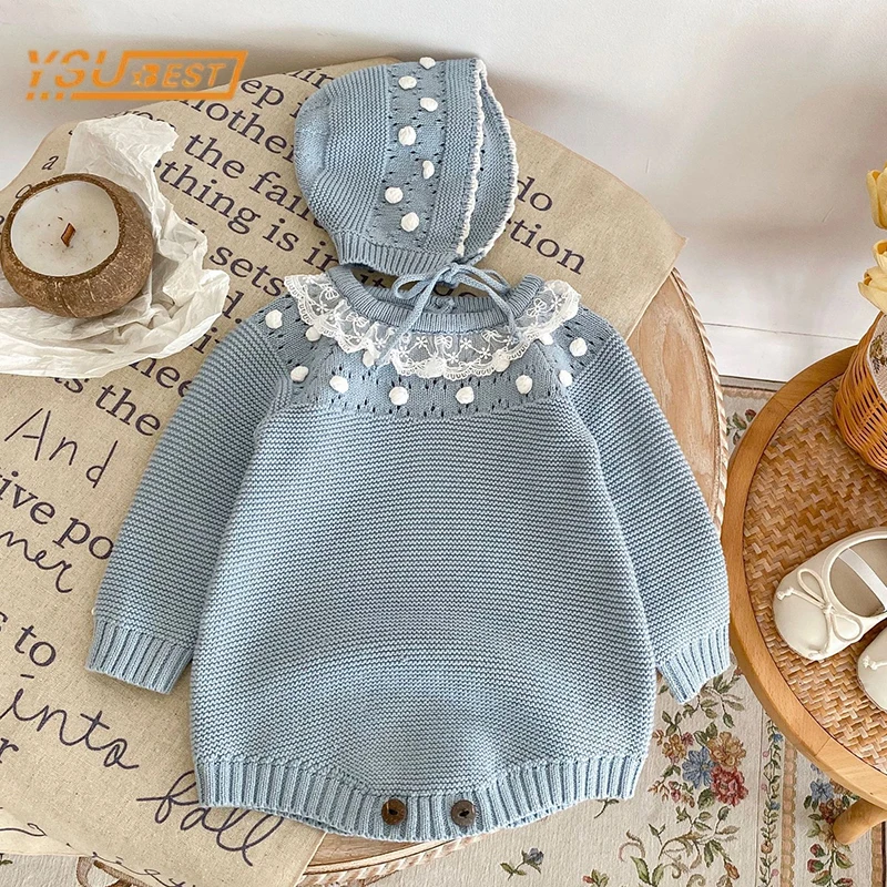 Kids-Baby-Girls-Long-Sleeve-Solid-Color-Knit-Jumpsuit-Spring-Infant ...