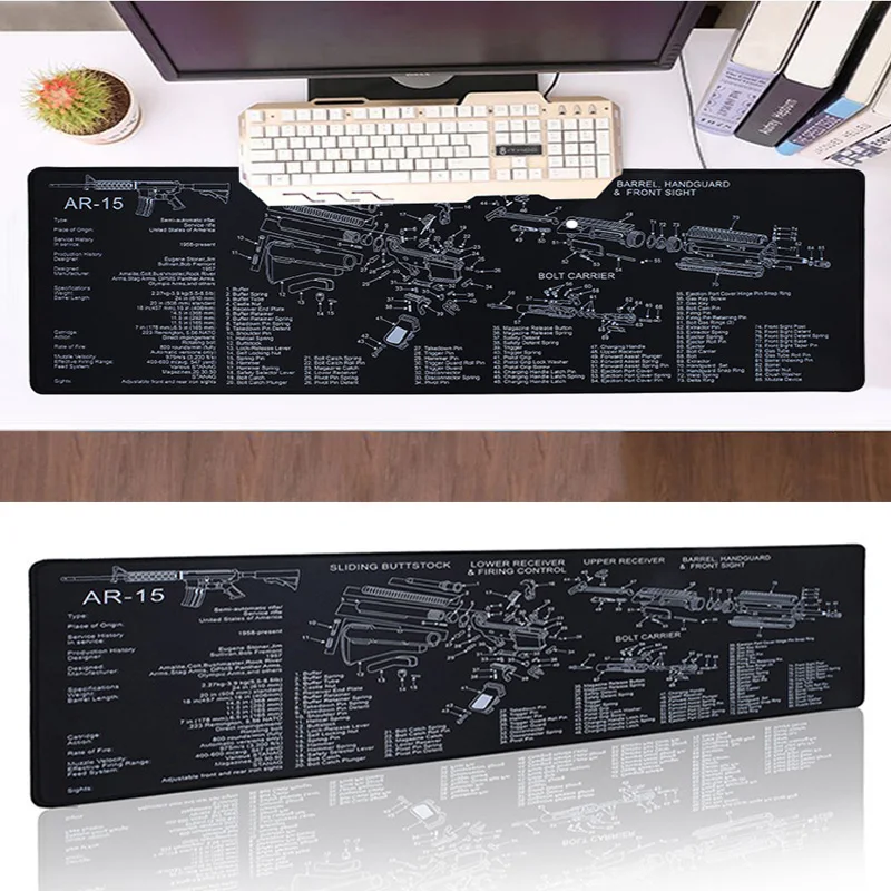 Tactical-Gun-Disassembly-Rubber-Cleaning-Mats-Thickened-Waterproof-Ar15 ...