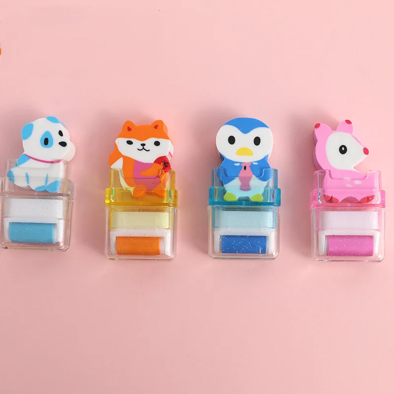 Kawaii-Eraser-Penguin-Deer-Animal-Rubber-for-School-Student-Cute ...