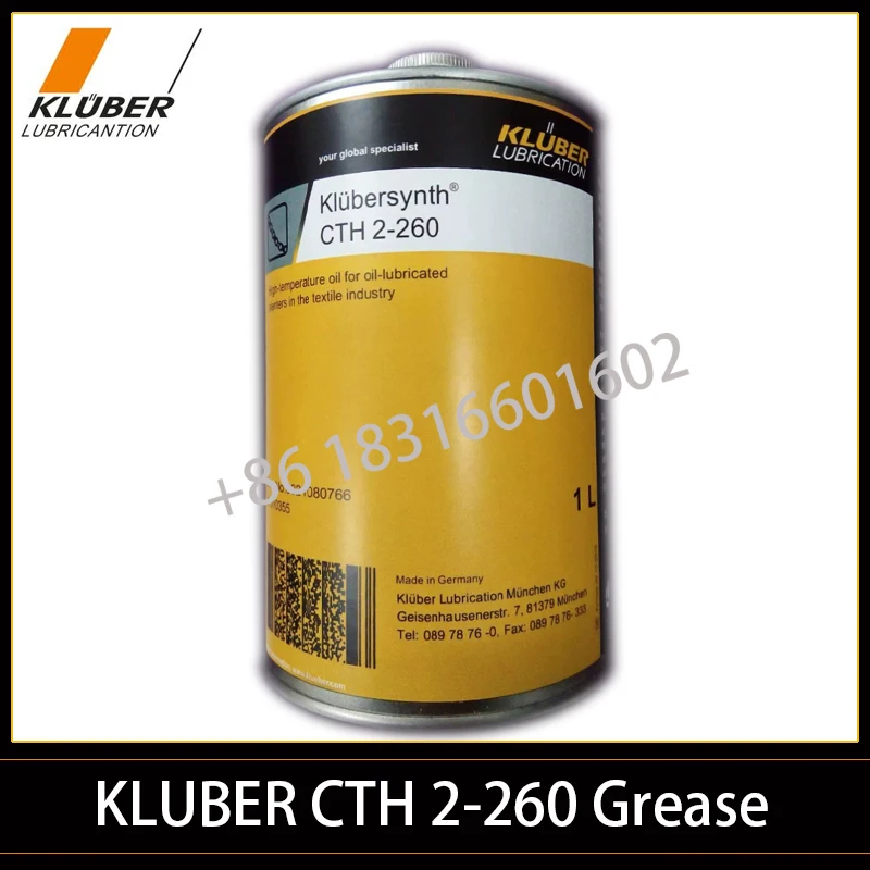 1L-Kluber-CTH2-260-Lubrication-Spindle-Bearings-Kl-bersynth-CTH-2-260 ...
