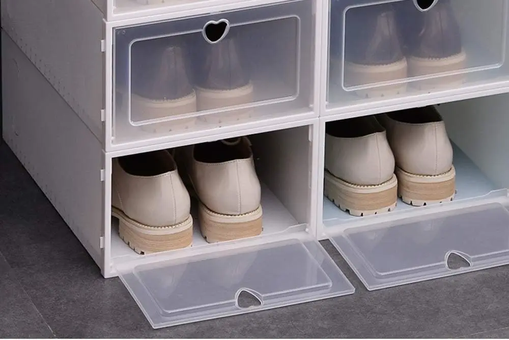 Shoe-Storage-Box-Stackable-Clear-Plastic-Shoes-Organizer-for-Closet ...