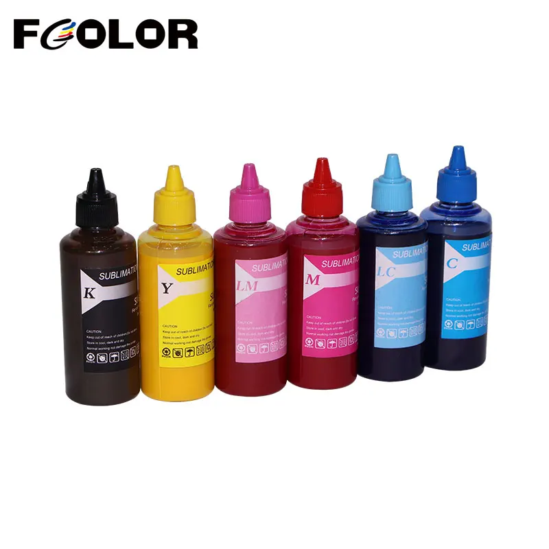 Fcolor-100ML-6-Universal-Sublimation-Ink-2024-For-Epson-L805-L1800-P50 ...