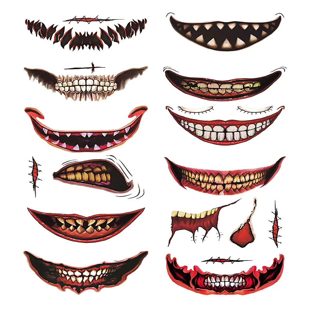 Zombie Mouth Drawing