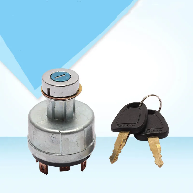 Excavator-parts-ignition-switch-Doosan-Daewoo-DH55-60-150-220-225-300-5 ...
