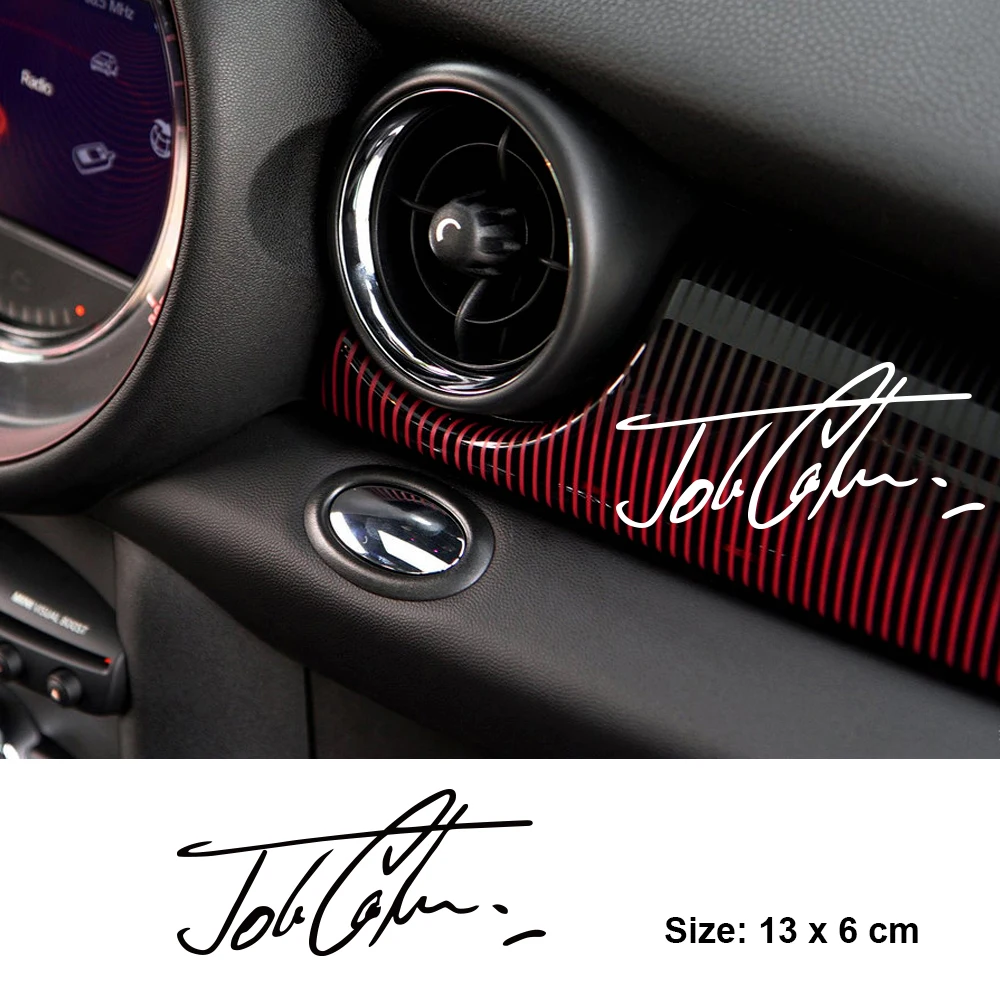 Car-Door-Body-Vinyl-John-Cooper-Signed-Sticker-For-MINI-Cooper-R50-R52 ...