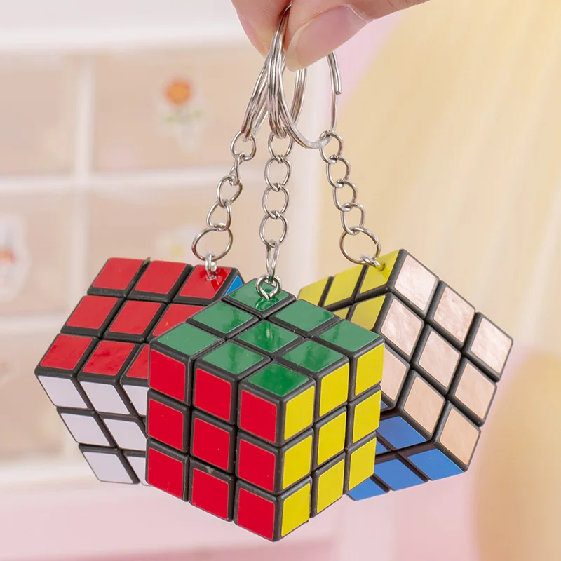 Criativo-Magic-Cube-Keychain-para-homens-e-mulheres-Mini-Fidget-Toys ...