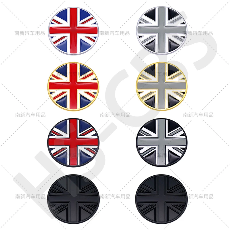 3D Metal Union Jack Flag Badges Logo National British Flag Trunk Emblem ...