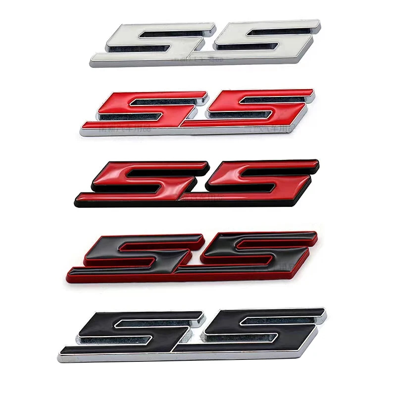 Pegatina de Metal 3D SS para coche, emblema de parrilla de capó ...