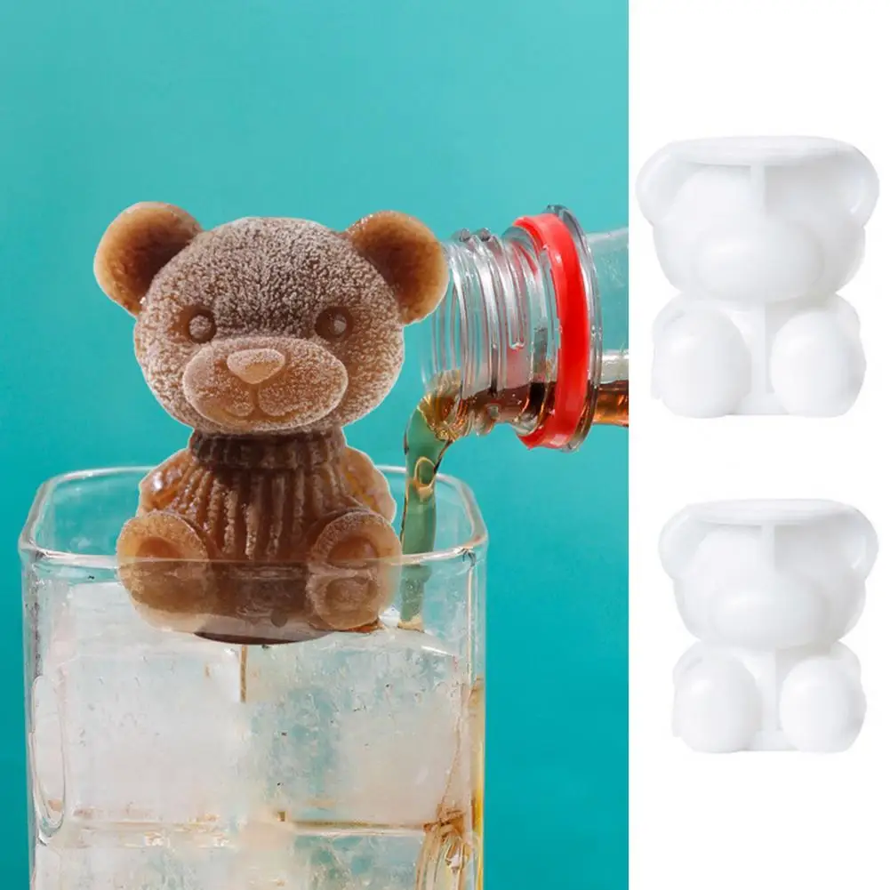 Ice-Cube-Mold-Easy-Demoulding-Food-Grade-Non-stick-Silicone-Animal ...