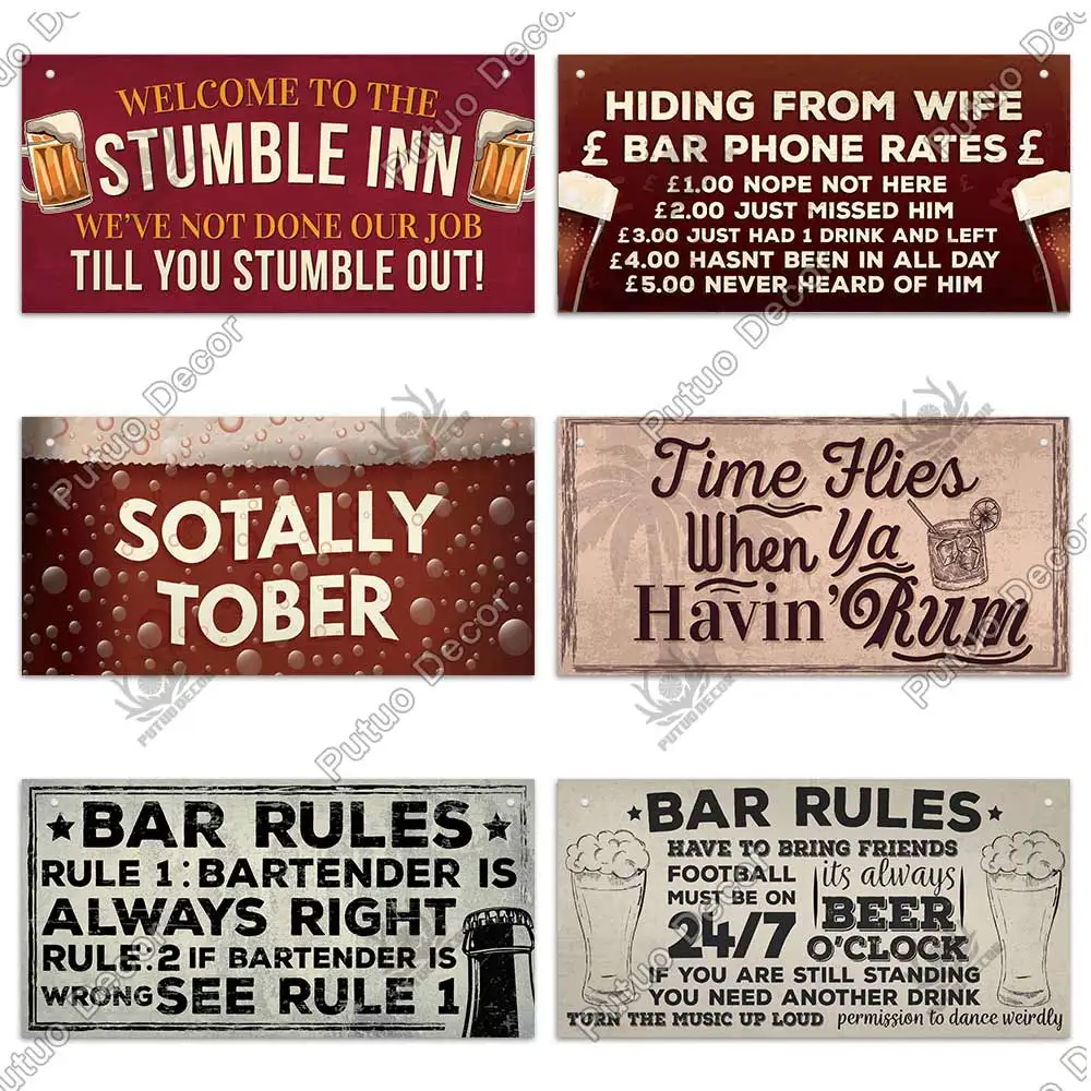 Funny Drinking Signs