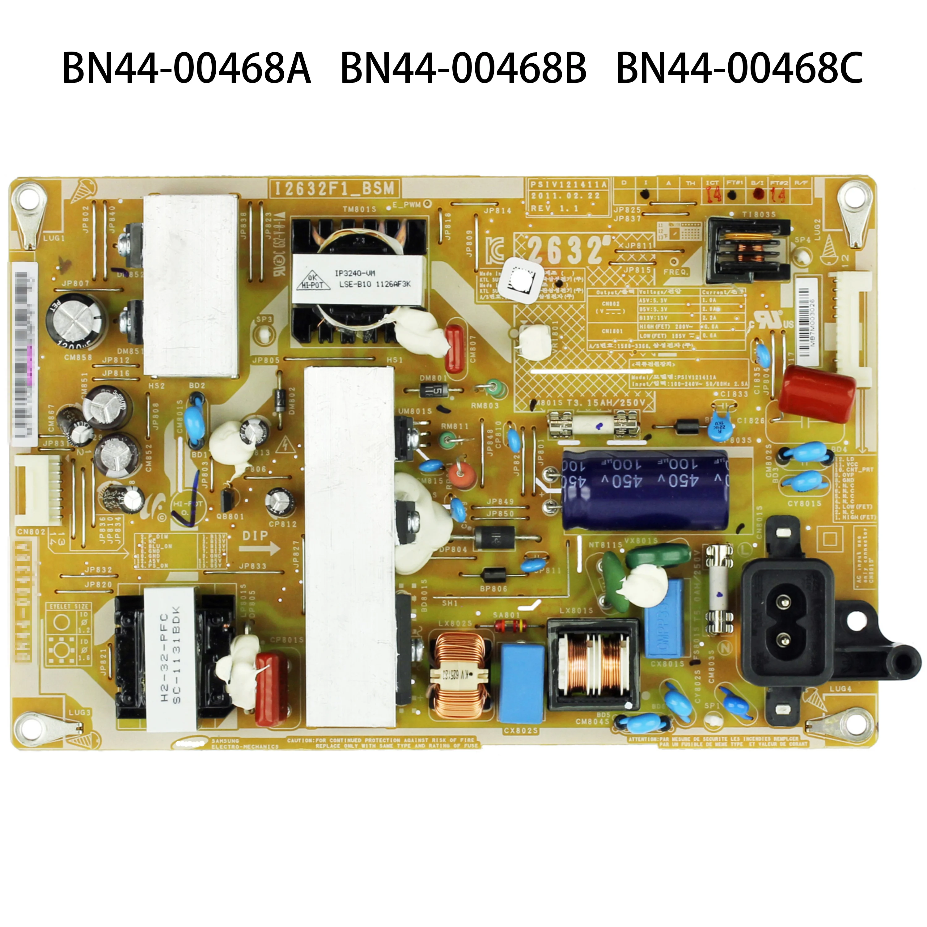 BN44-00468A-BN44-00468B-BN44-00468C-PSIV121411C-Power-Board-is-for-LN32D403E2D-LN32D403E2D ...